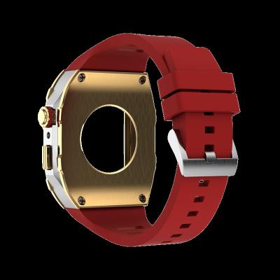 Cina Cassa in titanio in argento in fibra di carbonio da 44/45mm in vendita