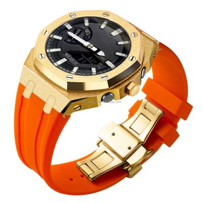 中国 カシオウォッチ 改造型ケーススタイル 高級価格 ステンレス 帯 G ショック GA2100 販売のため