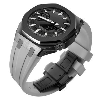Cina Casio GA2100 G Shock Case Banda di gomma di rovere Kit di modificazione del metallo per G-Shock GA2100 in vendita