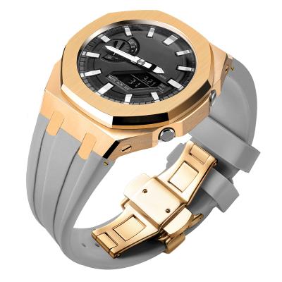 China Stainless Accessories Luxury Value Third Generation Watch Metal Case For Casio Ga2100 for sale