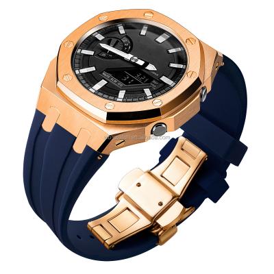 China Stainless Accessories Luxury Value Third Generation Watch Metal Case For Casio Ga2100 for sale