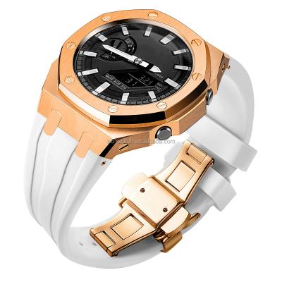 China Stainless Accessories Luxury Value Third Generation Watch Metal Case For Casio Ga2100 for sale