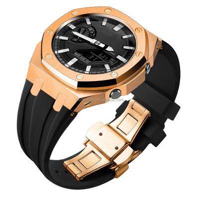 China Stainless Accessories Luxury Value Third Generation Watch Metal Case For Casio Ga2100 for sale