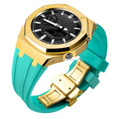 China Roestvrij staal horloge behuizing en armband voor Casio Ga2100 vijf generatie wijziging Te koop