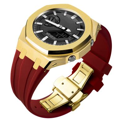 Cina Cassa in acciaio inossidabile e cinghia di resina di silicone per Casio G Shock Ga2100 5° aggiornamento in vendita