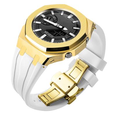 Cina Cassa in acciaio inossidabile e cinghia di resina di silicone per Casio G Shock Ga2100 5° aggiornamento in vendita