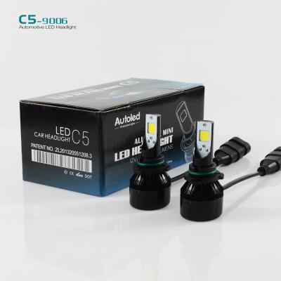 China C5 9006 HB4 25W 2800LM 3000k 6000k car led headlight kit--from BAOBAO LIGHTING for sale