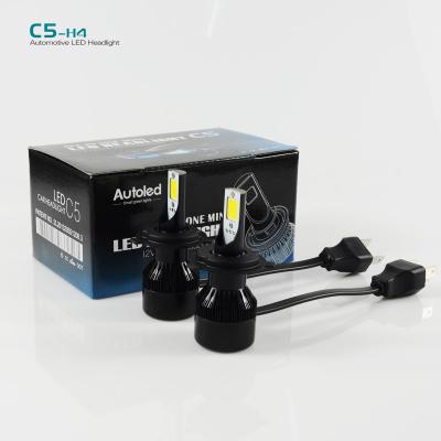 China C5 H4 25W 2800LM 3000k 6000k car led headlight kit--from BAOBAO LIGHTING for sale