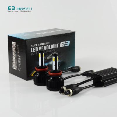 China E3 H8 H9 H11 40W 4500LM 3000k 6000k car led headlight kit--from BAOBAO LIGHTING for sale