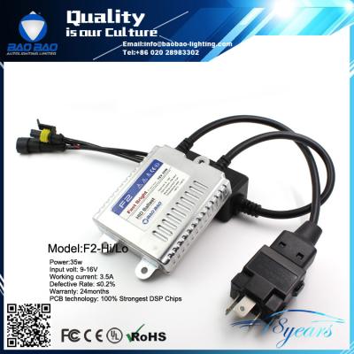 China F2 35W Fast start AC 35W 9-16V hid xenon ballast--from BAOBAO LIGHTING for sale