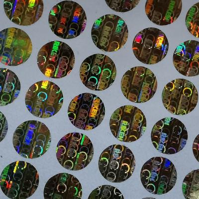 Chine Anti étiquettes adhésives de contrefaçon ROHS de sécurité de coutume olographe des autocollants HX à vendre