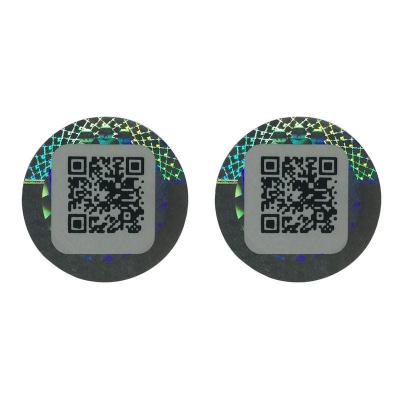 China PSD Custom Security Stickers Adhesive Double Layer Label ROHS for sale