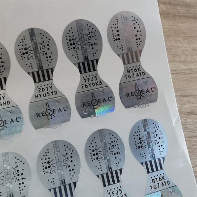 중국 점착성 방수 와인 라벨 스티커 반대 무단 복제 글로스리 판매용