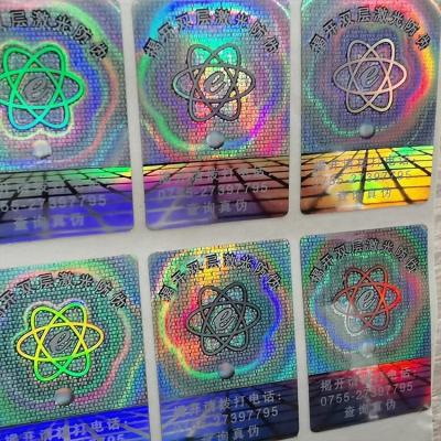 Cina Etichetta privata anti ROHS di contraffazione adesivo su ordinazione dei cosmetici organici in vendita