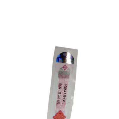 China HX-188 Wine Label Custom Anti Counterfeiting White Adhesive Labels ROHS for sale