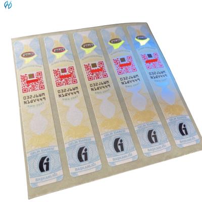 中国 パーソナライズされたアデッシブ セキュリティ 目に見えないインク 税印 色の変更 ホログラフィック 販売のため