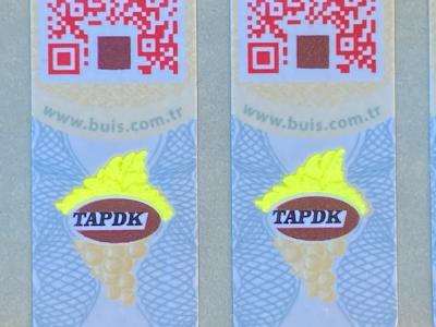 China Waterproof Durable Security Label Sticker with Personalized Digital Printing for sale