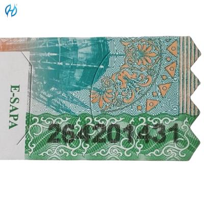 中国 装置の識別のための恒久的な粘着性セキュリティラベル 販売のため