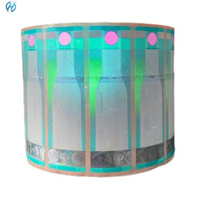 China Custom Wine Label Stickers with Small Order Option Weatherproof and Custom Logo for Professional Branding for sale