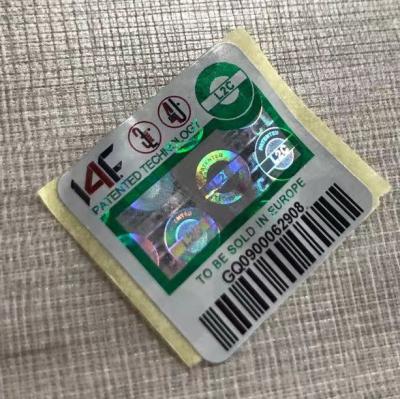 中国 Customized Die Cut Security Label Stickers Paper Vinyl PET Various Materials 販売のため