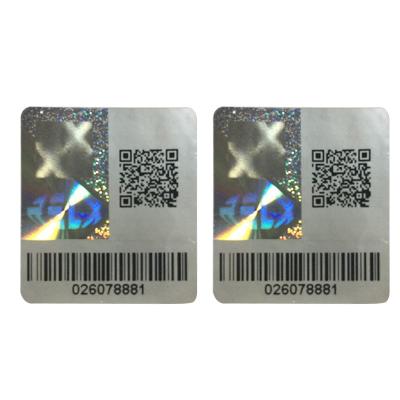 China Customizable Die Cut Security Label Stickers With Offset Digital Printing For Authenticity Protection à venda