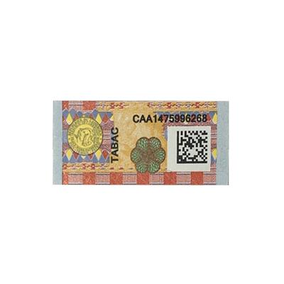 China Holographic Micro Text Cigarette Stamp Label With Security Watermark Feature for sale