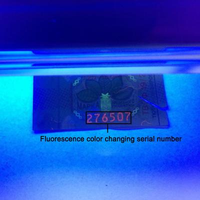 China Wasserdichte Holographische Zigaretten Steuerscheine Weinflasche Sicherheit zu verkaufen