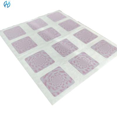 China Aangepaste beveiligingsstickerlabels 1x4 inch Sterke lijm Waterdicht Te koop