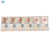 China Printing Technology QR Code Label Roll Packaging Black And White for sale