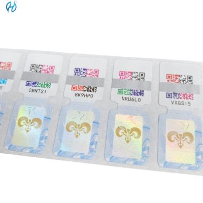 China Permanent Scalability Removable Security Labels QR Code Label for Product Application Product Packaging and Products for sale