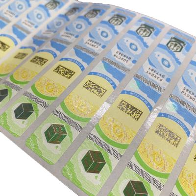 中国 1シート偽造防止ステッカー、12〜15営業日のリードタイム、オフセット印刷による安全なブランド保護 販売のため