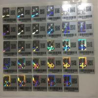China Non-removable Self Adhesive Security Labels with Hidden Message and Thermal Transfer Printing for sale