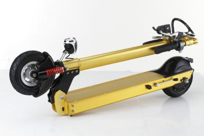 Cina Pendolare giallo che piega motorino elettrico, motorino motorizzato pieghevole 14.8kg in vendita