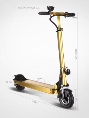 Cina Pendolare giallo che piega motorino elettrico, motorino motorizzato pieghevole 14.8kg in vendita