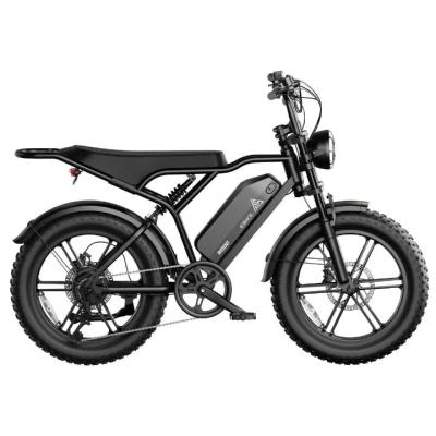 Cina R002 20'*4.0 1500W Full Suspension Motociclo elettrico in stile ciclomotore Europa Magazzino Stock Fat Tire Bike in vendita