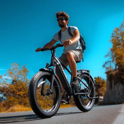 China TST Defender 26 Inch Road Bike Fatbike Mountain Electric Bike Electric Cycles for Men 1200W Rear Hub Motor Electric Hybrid Bike for sale