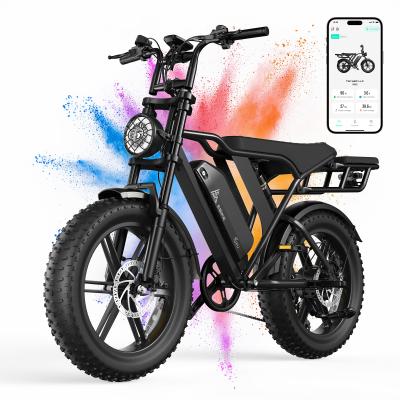 China All Terrain Ebike Offroad  Bike Electric Bike Beach Cruise E-bike 750w Fat Tire Mountain E-bike  V8 Ebike for sale