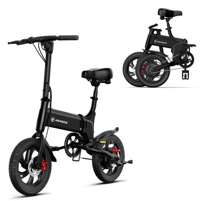 China 14 Inch Folding Electric Bike 36V 7.8Ah Battery 25kmh City Commuter Folds Into Car Trunk for sale