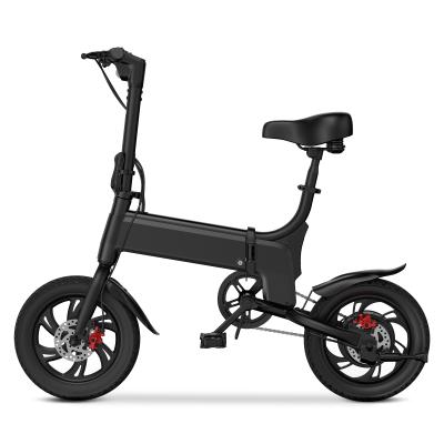 China C12 12''*2.125 450W Foldable Electric Bike with Rear Hub Motor 36v  Foldable Bike Power Supply Lithium Battery for sale