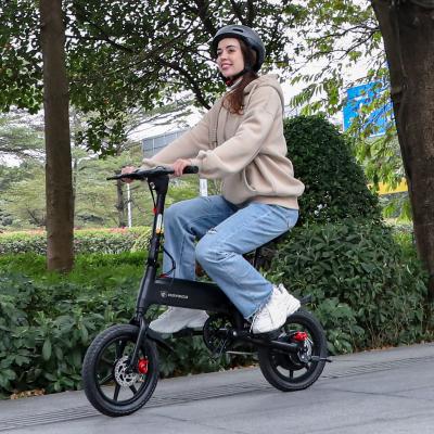 China Hot Sale C14 Folding Electric Bike 350W Motor 36V Lithium Battery Portable Commuter E-Bike for sale