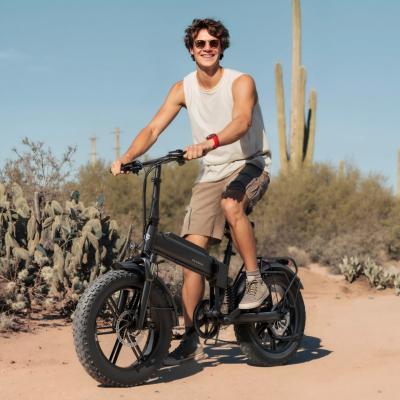 China EU UK Stock  Folding Electric Bike with Suspension Hydraulic Disc Brakes  Range Legal Compliance E-bike Foldable  Bike for sale