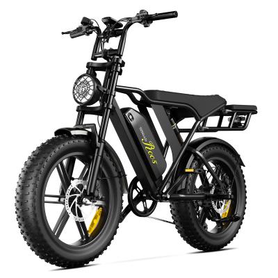 China R002 OEM 48V V8 Electric Moped Fatbike Eu Stock 20inch 4.0 Electric Bike 750w Bicicleta Electrica High Speed Ebike Off Road for sale