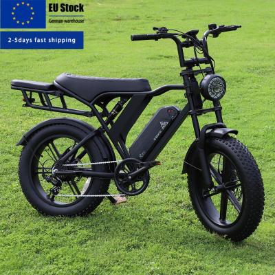 China Lithium Battery Electric Bike 48V 15Ah Steel Frame Fatbike 250W 750w 1500W Ebike Electric Mobility Scooter for sale
