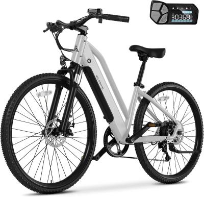 China 2026 OEM Factory Price C622 Classic 26 Inch Women's Electric City E-Bike 36V 7.6AH Battery Sensor 7 Speed Electronic Road Bike for sale