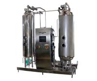 China CIP Cleaning 4.5t/h CO2 Mixer PLC Beverage Processing System for Carbonated Drinks for sale