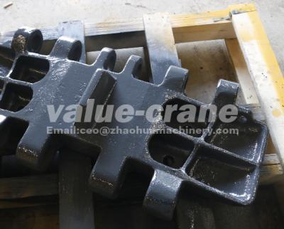 China Track shoe for Hitachi Sumitomo SCX1500 crawler crane casting undercarriage spare parts. for sale