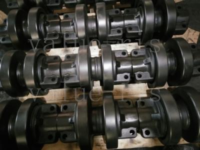 China Kobelco P&H5100 crawler crane undercarriage spare parts good quality black forging bottomr roller. for sale
