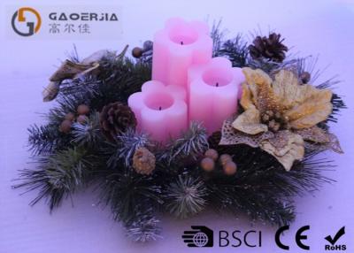 Cina il fiore 3pk ha modellato lo stoppino falso principale decorativo delle candele con CE/ROHS in vendita
