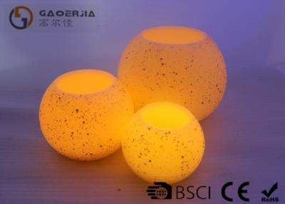 Cina Un insieme di 3, la cera reale ha condotto le candele, candele elettroniche di Natale, palla principale della candela di colore in vendita