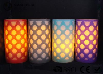 Cina Faccia festa le candele elettroniche della cera reale della decorazione, scolpite candela del mestiere LED in vendita